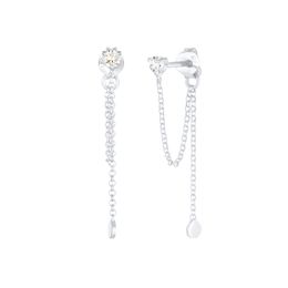 Elli Ohrringe Ear Chain Damen Gr&ouml;&szlig;e One Size silber