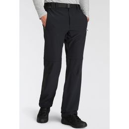 CMP Herren Zip-off-Hose, grau, Gr. 58, Obermaterial: 89% Polyester, 11% Elasthan, Hosen, mit Zip-off-Funktion, elastisches und atmungsaktives Material