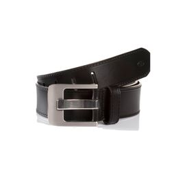 Tom Tailor Damen Lederg&uuml;rtel "TTLAUREL", schwarz, Gr. 80, unifarben, B&uuml;ffelleder, G&uuml;rtel, 4 cm breiter Dameng&uuml;rtel, Must-Have zu Denim-Look