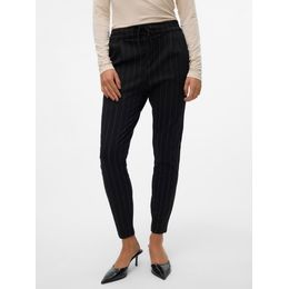 V&eacute;ro Moda VERO MODA Damen Jogger Pants "VMEVA MR LOOSE STRING PANT GA NOOS", schwarz, Gr. XXL, gestreift, Web, Obermaterial: 65% Viskose, 30% Nylon, 5%