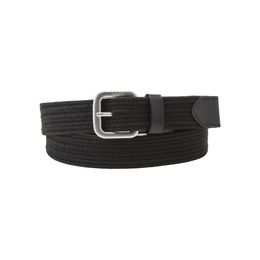 Levi's LEVI'S Damen Stretchg&uuml;rtel "STRECH WOVEN BELT OV", schwarz, Gr. 85, Kunstfaser, G&uuml;rtel