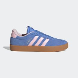 Damen Sneaker "VL COURT 3.0", adidas Sportswear, Gr. 42blau fusion, clear pink, silber metallic, Leder, Synthetik, Schuhe, inspiriert vom Design des