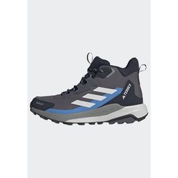 adidas terrex Herren Wanderschuh "ANYLANDER MID RAIN.RDY", Gr. 44, grau, Textil, Schuhe, wasserdicht