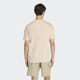 Herren T-Shirt "ADIDAS Z.N.E"crystal linen, Gr. XXXL, adidas Sportswear, Obermaterial: 100% Baumwolle, Shirts, sportlicher Stil, Kurzarm, aus