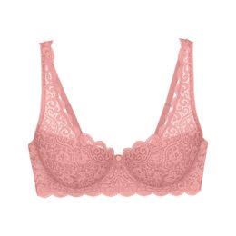Triumph Damen Balconette-BH "Amourette", Gr. 80cherry rose, Microtouch, Obermaterial: 51% Polyamid, 22% Elasthan, 16% Baumwolle, 11% Polyester,