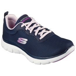 Skechers Damen Sneaker "FLEX APPEAL 4.0 BRILLINAT VIEW", Gr. 35, lila, Synthetik, Textil, Schuhe, Freizeitschuh, Halbschuh, Schn&uuml;rschuh mit Air