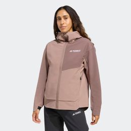 adidas terrex Damen Softshelljacke "MULTI", rosa, Gr. XS, Obermaterial: 87% Polyester, 13% Elasthan, Jacken