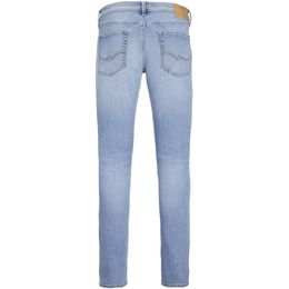Jack & Jones JACK & JONES Herren Slim-fit-Jeans "JJIGLENN mit Used-Look und Stretchkomfort", blau, Gr. 29, Abriebeffekte, Denim/Jeans, Obermaterial: 76%