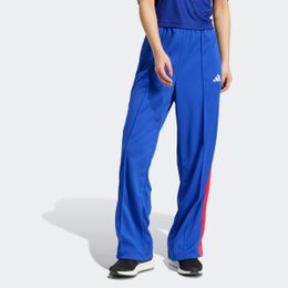 Damen Sporthose "TIRO NATIONS PACK WIDE-LEG", wei&szlig;, Gr. XS, adidas Sportswear, Obermaterial: 100% Polyester, Hosen