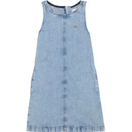 M&auml;dchen Jeanskleid "DENIM SLEEVELESS DRESS"andrew wash, Gr. 8, Calvin Klein Jeans, unifarben, Denim/Jeans, Obermaterial: 100% Baumwolle, Kleider,