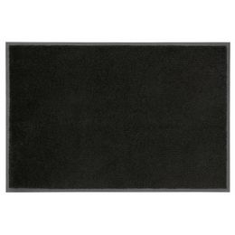 Fu&szlig;matte, B:35cm H:9mm L:120cm, schwarz, wash+dry by Kleen-Tex, Kunstfaser, Au&szlig;enbereich, Teppiche, "Original Uni, Schmutzfangteppich", Schmutzmatte,