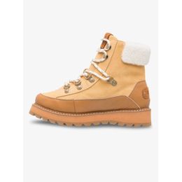 Roxy Damen Winterboots "AZELIE", Gr. 36, braun, Leder, Synthetik, Schuhe, Winterschuhe, Winterstiefel, Snowboots, wasserabweisend & gef&uuml;ttert