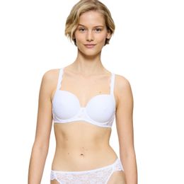 Triumph Damen B&uuml;gel-BH "Amourette WP", Gr. 80, wei&szlig;, Microtouch, Obermaterial: 61% Polyester, 27% Polyamid, 12% Elasthan, unifarben, BHs,