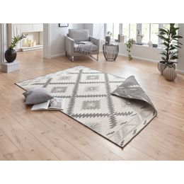 Teppich Hanse Home, B:200cm H:5mm L:290cm, grau, Kunstfaser, Wohnzimmer, Teppiche, "Malibu Wendeteppich", In-& Outdoor, Wetterfest, Balkon, L&auml;ufer,
