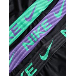 NIKE UNDERWEAR Herren Trunk "TRUNK 3PK", Gr. Lblk grn shck, wld violet, blk text wb, Jersey, Obermaterial: 92% Polyester, 8% Elasthan,