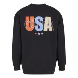 Herren Rundhalspullover "Starter Black Label Starter USA Crew Neck", schwarz, Gr. S, STARTER Black Label, mehrfarbig, 75% Baumwolle, 20% Polyester,