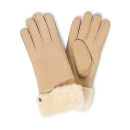 Pearlwood Fingerhandschuhe 'Emma' Damen Gr&ouml;&szlig;e M beige