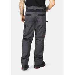 Herren Arbeitshose "GLENN Basic Workwear Arbeits-Cargohose", grau, Gr. 52, HERO by John Medoox, Sweatware, 65% Polyester, 35% Baumwolle, Hosen,