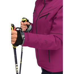 Maier Sports Damen Skijacke "Lunada", pink, Gr. 48, 100% Polyester, Jacken, Damen Winterjacke, wind- und wasserdicht, 4 RV-Taschen, Regular Fit