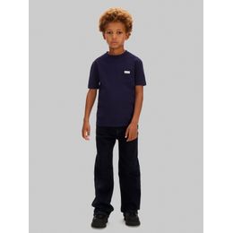 M&auml;dchen T-Shirt "LOGO LABEL T-SHIRT", lila, Gr. 14, Calvin Klein Jeans, unifarben, Single Jersey, Obermaterial: 100% Baumwolle, Shirts, Regular fit