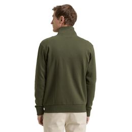 Tom Tailor Herren Sweatjackedeep forest gr&uuml;n, Gr. L, Sweatware, Obermaterial: 70% Baumwolle, 30% Polyester, Sweatjacken, mit Logo Stickerei