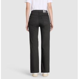 MAC Damen Bootcut-Jeans "LAURA", schwarz, Gr. 40, Denim/Jeans, Obermaterial: 89% Baumwolle, 8% Polyester, 3% Elasthan, Jeans, Figurformende