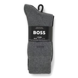 BOSS Jungen Socken "3P RS Uni", Gr. 47open miscellaneous 968, Baumwollmischung, Socken