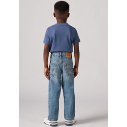LEVI'S KIDS Jungen Stretch-Jeans "LVB STAY LOOSE TAPER JEANS", blau, Gr. 8, Denim/Jeans, Obermaterial: 99% Baumwolle, 1% Elasthan, Jeans, for BOYS
