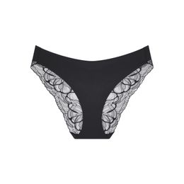 Triumph Damen Slip "Body Make-Up Illusion Lace", Gr. 40, schwarz, Microtouch, Obermaterial: 80% Polyamid, 20% Elasthan. Spitze: 92% Polyamid, 8%