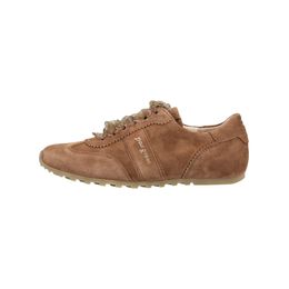 Paul Green Damen Schn&uuml;rschuh "Paul Green Sneaker Veloursleder", Gr. 43braun, Veloursleder, Schuhe