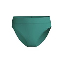 Calida Damen Slip "Slip Elastic High Waist 1er Pack", Gr. 40, gr&uuml;n, Obermaterial: 94% Baumwolle CO. 6% Elasthan EL., Unterhosen