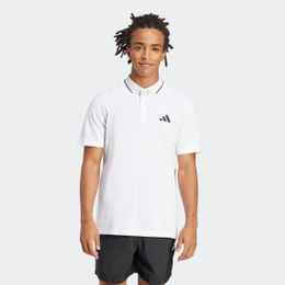 Herren Poloshirt "ESSENTIALS SMALL LOGO PIQU&Eacute;", schwarz-wei&szlig;, Gr. M, adidas Sportswear, Obermaterial: 100% Baumwolle, Shirts