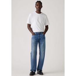 Levi's LEVI'S Herren Straight-Jeans "501 LEVI'S ORIGINAL", blau, Gr. 33, Denim/Jeans, Obermaterial: 100% Baumwolle, Jeans, mit Markenlabel