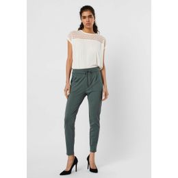 V&eacute;ro Moda VERO MODA Damen Jogger Pants "VMEVA MR LOOSE STRING PANT GA NOOS", gr&uuml;n, Gr. M, unifarben, Web, Obermaterial: 65% Viskose (LENZING ECOVERO ), 30%