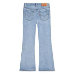 LEVI'S KIDS M&auml;dchen Bootcut-Jeans "LVG BAGGY FLARE", blau, Gr. 12, Denim/Jeans, Obermaterial: 69% Baumwolle, 26% Polyester, 4% Viskose, 1% Elasthan,