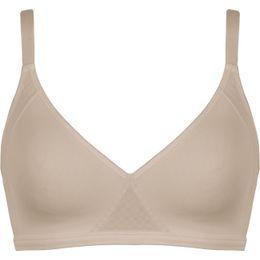 Naturana Damen B&uuml;gelloser BH "Modern Minimizer", Gr. 85, beige, Obermaterial: 80% Polyamid, 20% Elasthan, unifarben, BHs, verstellbare Tr&auml;ger, ohne