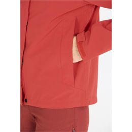 WHISTLER Damen Outdoorjacke "Wheeler", rot, Gr. 44, unifarben, 90% Polyester, 10% Elasthan, Jacken, mit Stretch-Funktion und hoher Wassers&auml;ule