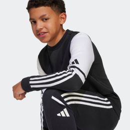 M&auml;dchen Trainingshose "SQUADRA 25 KIDS", schwarz-wei&szlig;, Gr. 164, adidas Performance, Obermaterial: 70% Baumwolle, 30% Polyester, Hosen