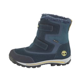 Timberland M&auml;dchen Winterboots "CHILLBERGMID HOOK & LOOP GORE-TEX SNOW BOOT", Gr. 39outerspace, Leder, Schuhe, Snowboots, Winterstiefel,