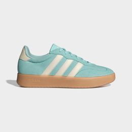 Damen Sneaker "BARREDA", adidas Sportswear, Gr. 43, blau, Leder, Synthetik, Schuhe, inspiriert vom Design des adidas handball spezial