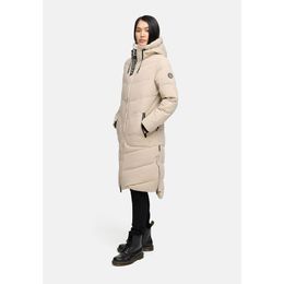 Marikoo Damen Winterjacke "Benikoo", beige, Gr. S, Obermaterial: 92% Nylon, 8% Elasthan. Futter: 100% Polyester. Wattierung: 100% Polyester.