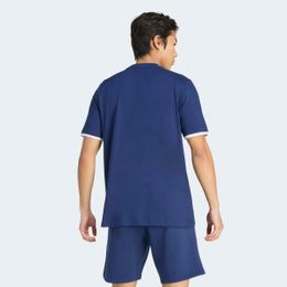 Herren Trainingsshirt "ENTRADA 26 TRIKOT"team navy blau 2, wei&szlig;, Gr. L, adidas Performance, Obermaterial: 100% Baumwolle, Shirts, f&uuml;r Fu&szlig;ball und
