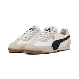 Puma Damen Sneaker "ARIZONA RETRO", Gr. 38,5, schwarz-wei&szlig;, Leder, Schuhe, aus Leder und Wildleder-Overlays, mit EVA-Zwischensohle
