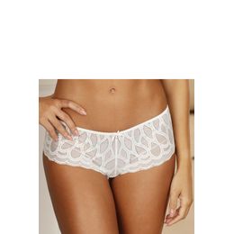 Lascana Damen Panty "Evita", Gr. 48, wei&szlig;, Spitze, Obermaterial: 90% Polyamid, 10% Elasthan, Unterhosen, aus leicht transparenter Spitze
