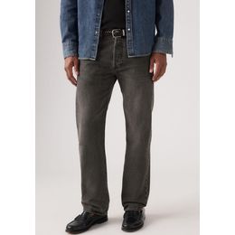 Levi's LEVI'S Herren Straight-Jeans "501 LEVI'S ORIGINAL", grau, Gr. 33, Denim/Jeans, Obermaterial: 100% Baumwolle, Jeans, mit Markenlabel