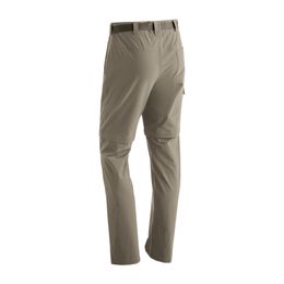 Maier Sports Herren Outdoorhose "Torid slim zip", beige, Gr. 48, 90% Polyamid, 10% Elasthan, Hosen, Herren Zip-Off Wanderhose, atmungsaktive