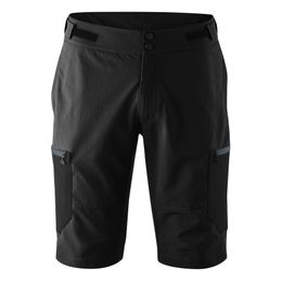 Gonso Herren Radhose "Adventure Shorts Cargo M", schwarz, Gr. 6XL, 78% Polyamid, 11% Polyester, 11% Elastan, Hosen, Herren Bike-Shorts, Fahrradhose