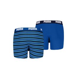Puma Jungen Boxershorts "Puma BOYS EVERYDAY STRIPED BOXERS", Gr. 170navy, blau, Single Jersey, Obermaterial: 95% Baumwolle, 5% Elasthan, Unterhosen,