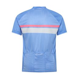 Ziener Jungen Radtrikot "NESTEL-Z"dreamy sky.wei&szlig; fog, Gr. 176, Obermaterial: 100% Polyester, Trikots