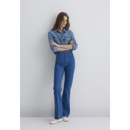 Mavi Damen Bootcut-Jeans "SAMARA", blau, Gr. 27, 85% Baumwolle, 13% Polyester, 2% Elasthan, Jeans, Flared Jeans